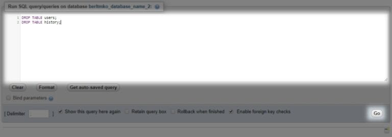 Cara Menghapus Database di phpMyAdmin - Ibrahim Vatih