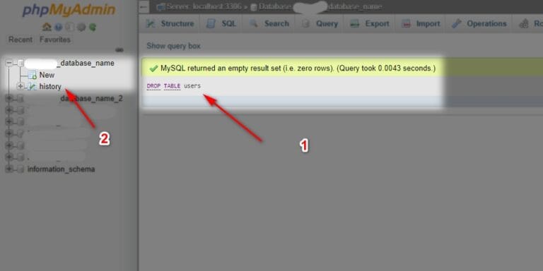 Cara Menghapus Database di phpMyAdmin - Ibrahim Vatih