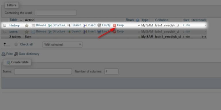 Cara Menghapus Database di phpMyAdmin - Ibrahim Vatih