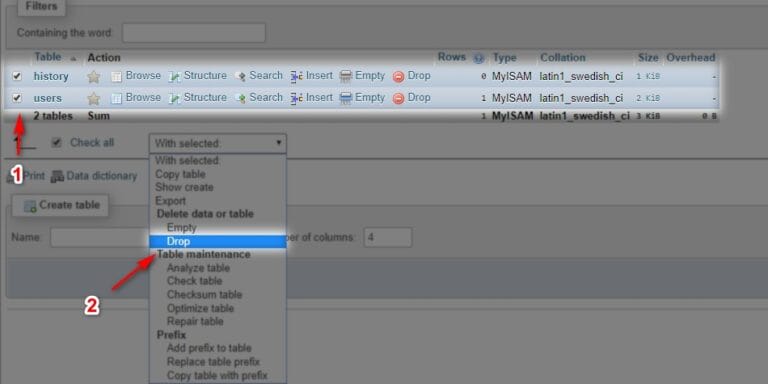 Cara Menghapus Database di phpMyAdmin - Ibrahim Vatih